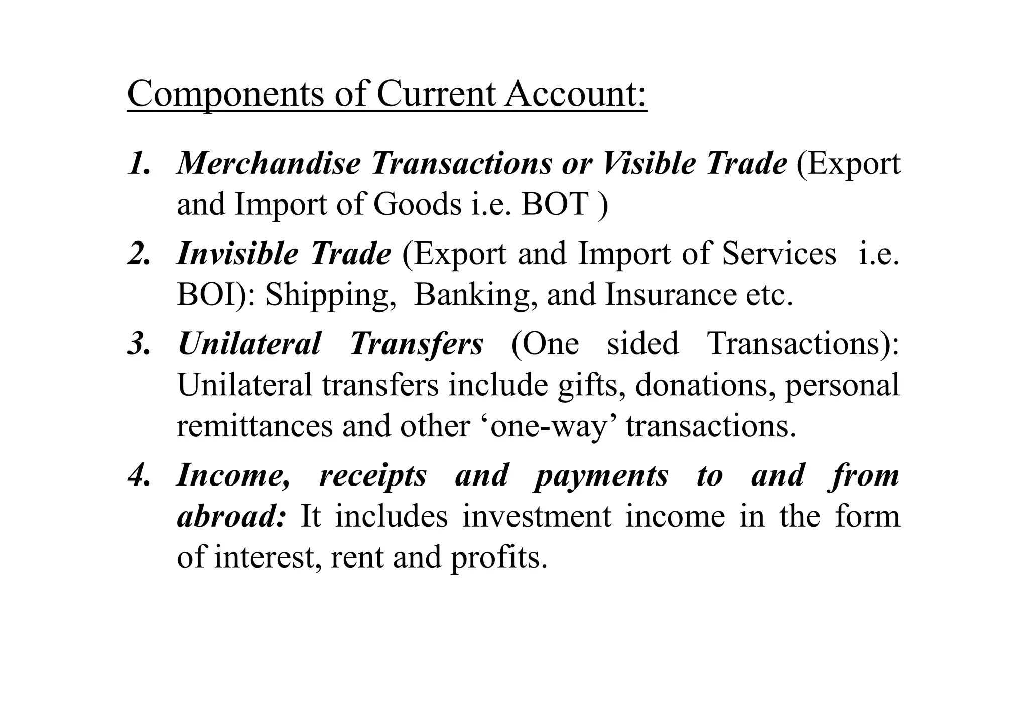 Balance of payment | PDF