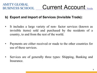 Balance of Payment and its components .ppt