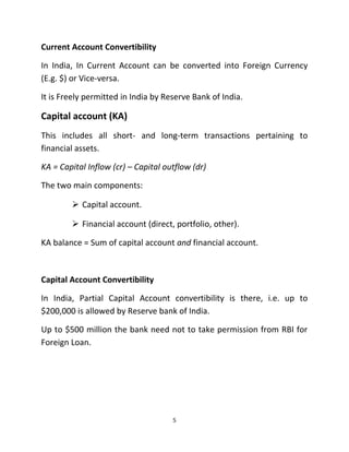 Balance of payment and exchange rate | DOC