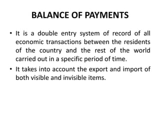 Balance of payments | PPTX