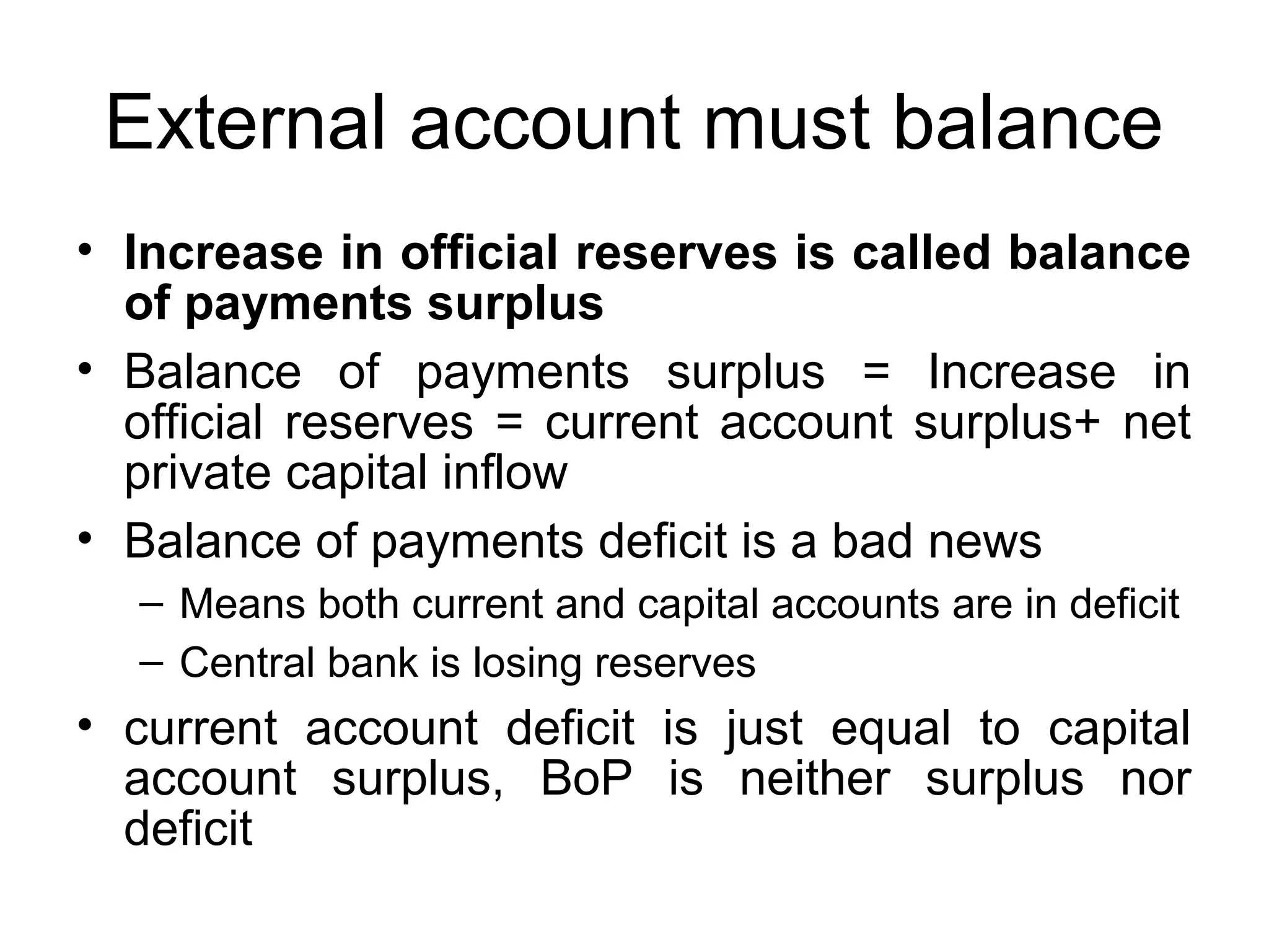 Balance of payments | PPT