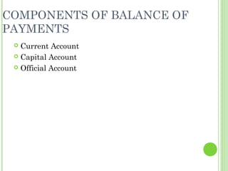 Balance of payments | PPT