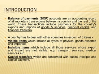 Balance of payments | PPTX