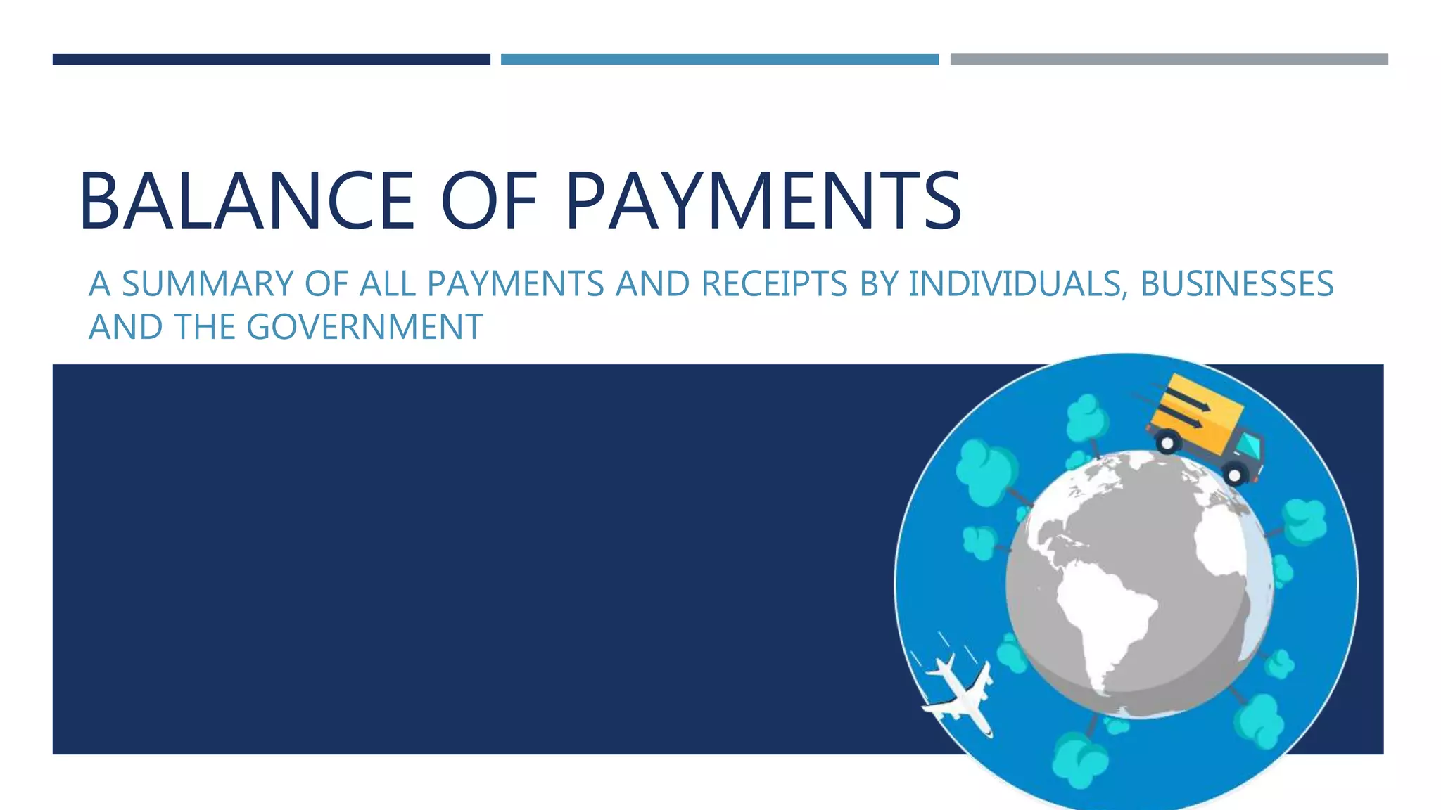 Balance of payments | PPTX