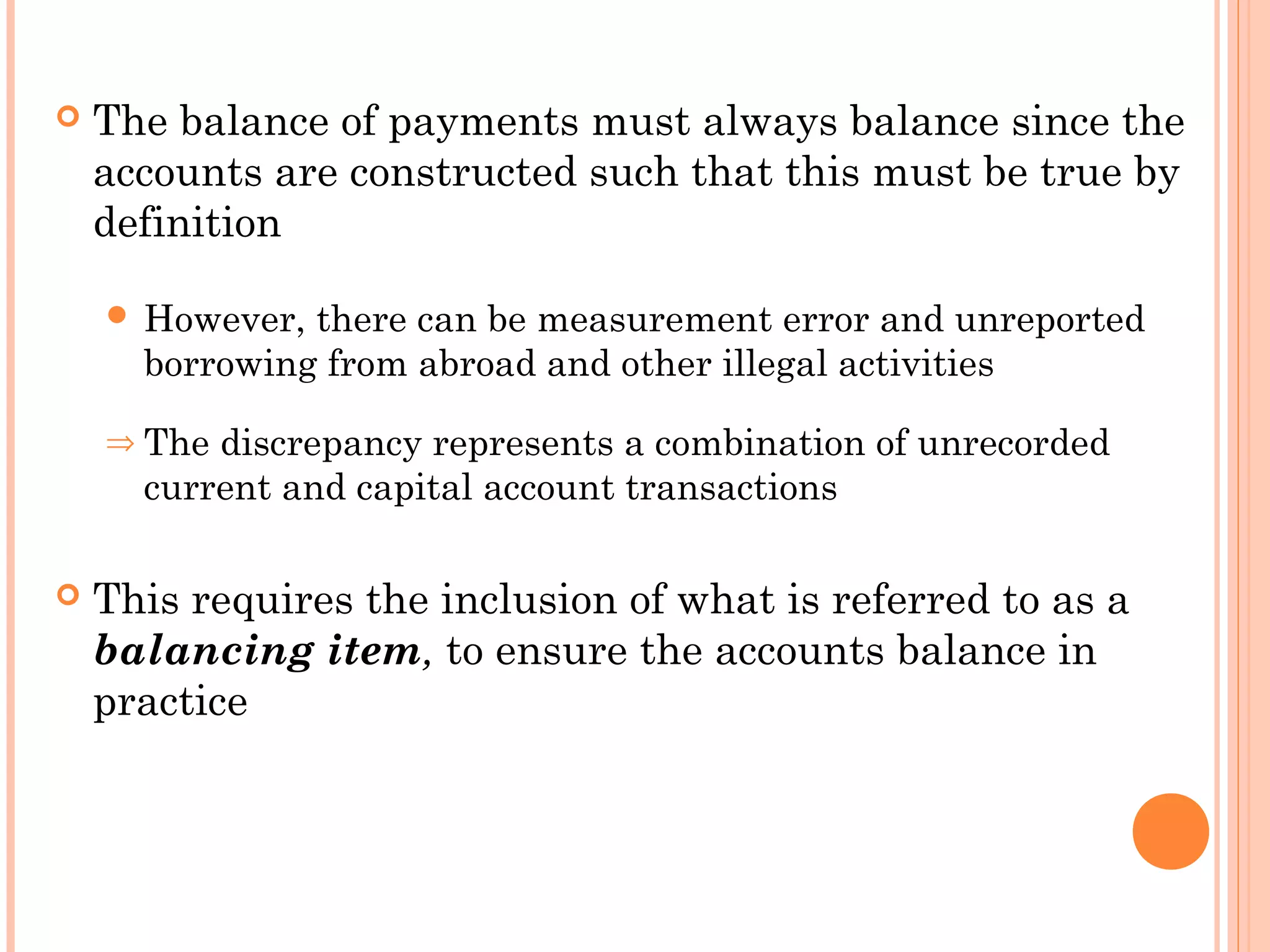Balance of payments | PPT