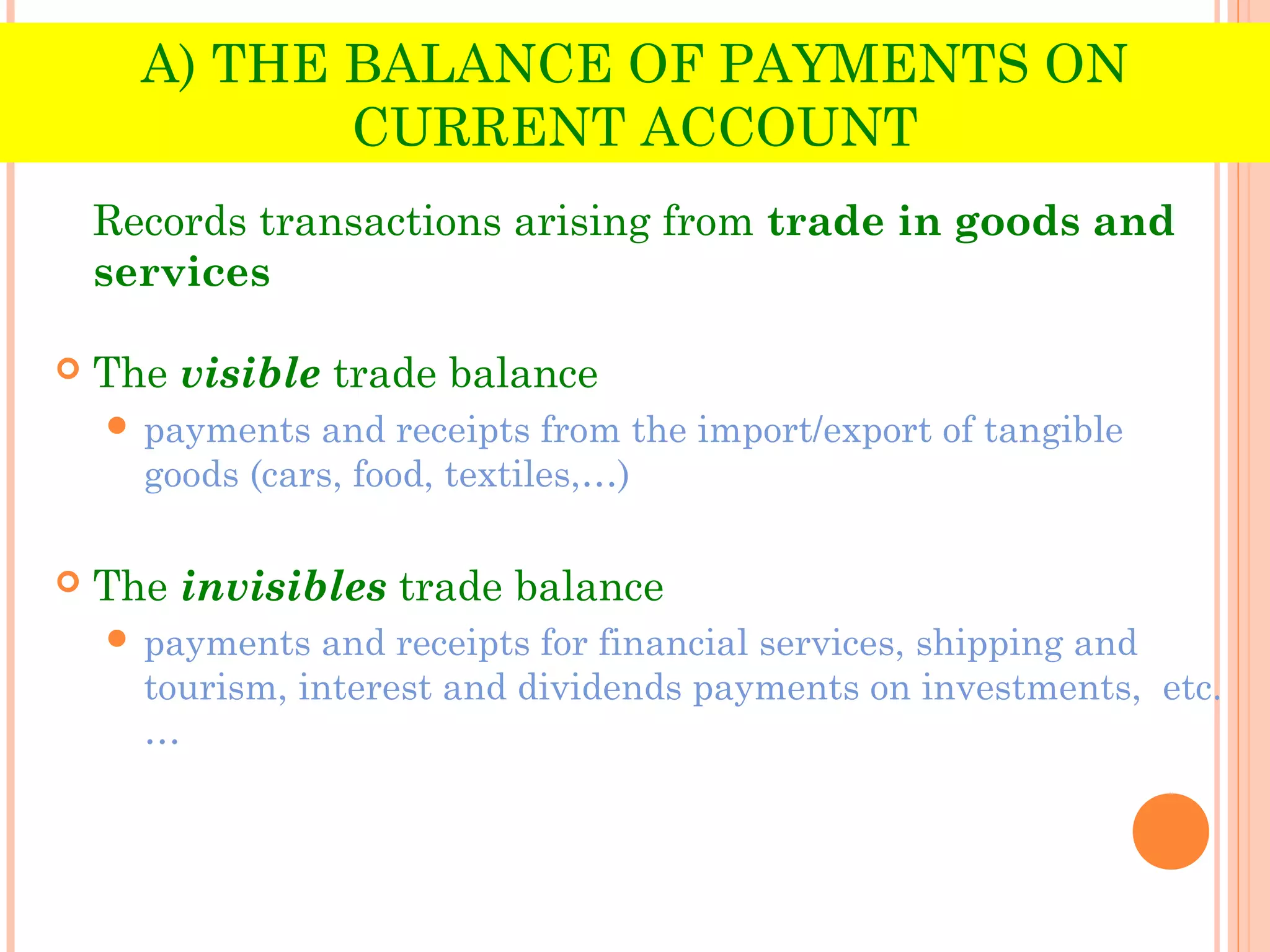 Balance of payments | PPT