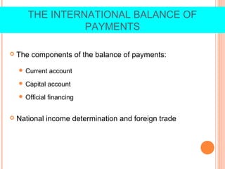 Balance of payments | PPT