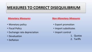 Balance of payments Presentation (complete) | PPTX