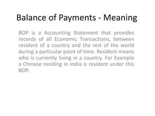 Balance of Payments - Meaning.pptx