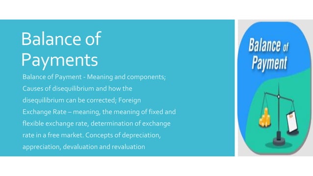 Balance of Payments and Exchange Rate PPT.pptx