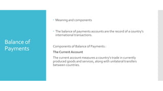 Balance of Payments and Exchange Rate PPT.pptx