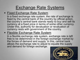Balance of payments and Exchange rate | PPTX
