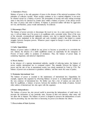 Balance of power | DOCX