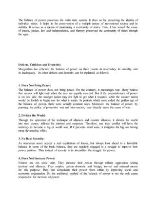 Balance of power | DOCX