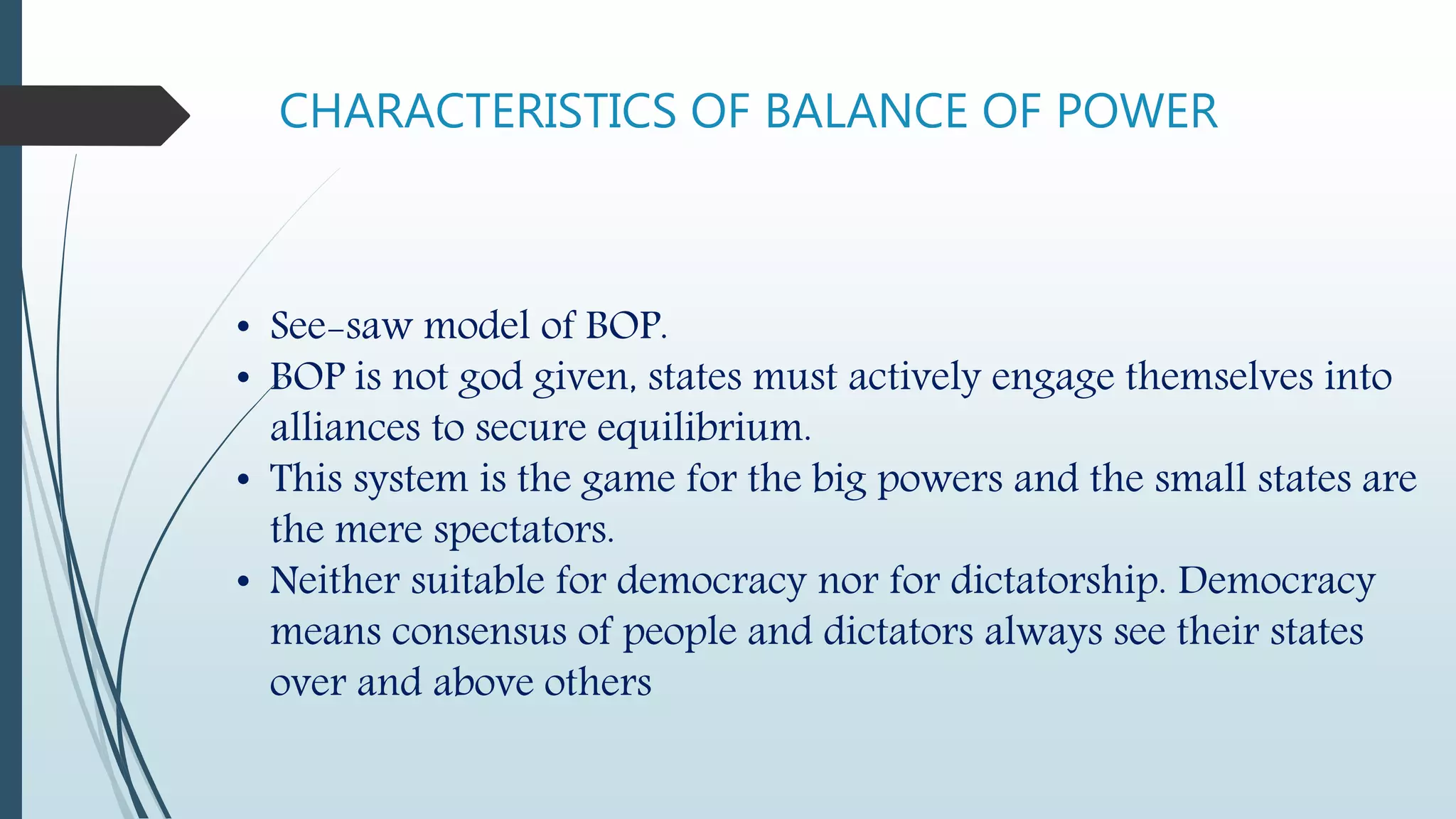 Balance of power by md sharif hussain | PPTX