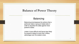 BALANCE OF POWER. IB GLOBAL POLITICS NOTES | PPTX