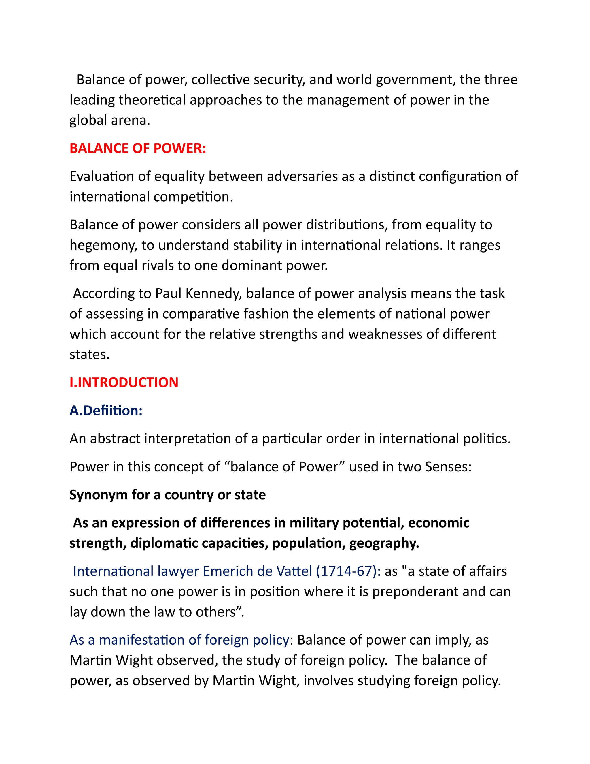 Balance of Power for CSS PMS. YOU CAN CHOOSE SPECIFIC DETAILS FOR YOURSELF | PDF