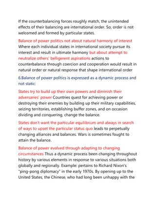 Balance of Power for CSS PMS. YOU CAN CHOOSE SPECIFIC DETAILS FOR ...