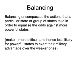 Balance of power presentation | PPTX