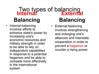 Balance of power presentation | PPTX