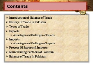 Balance of trade | PPTX