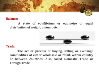 Balance of trade | PPT