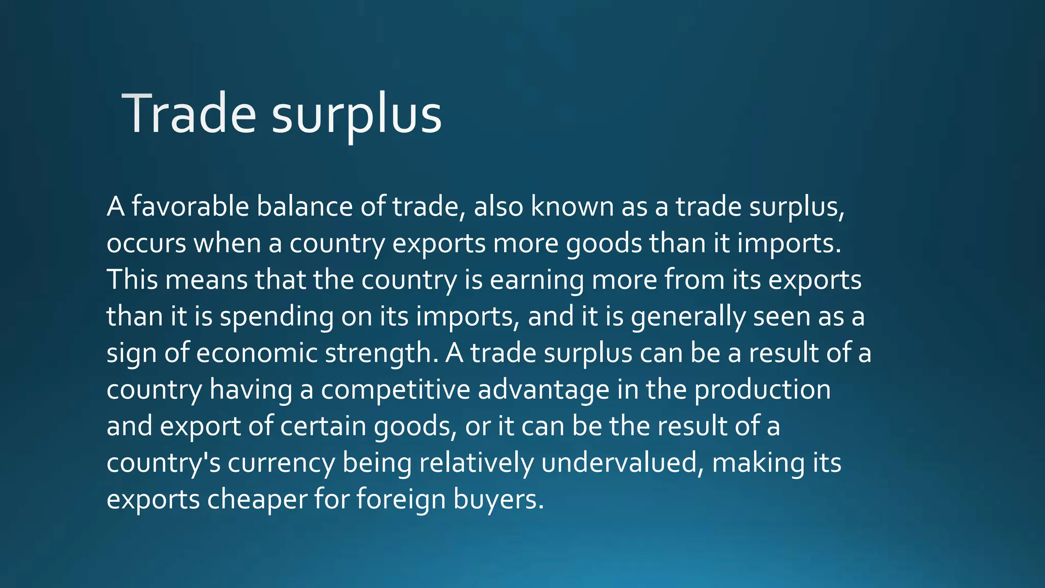Balance of trade, meaning, favourable,unfavourable.pptx