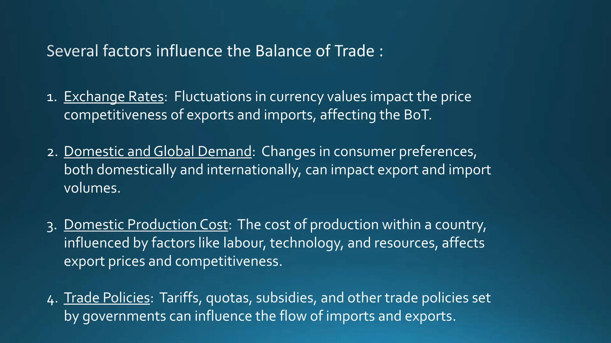 Balance of trade, meaning, favourable,unfavourable.pptx