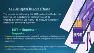 Balance of trade, meaning, favourable,unfavourable.pptx