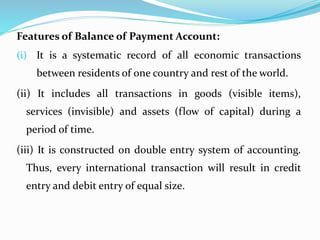 Balance of trade and balance of payment | PPTX