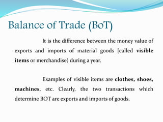 Balance of trade and balance of payment | PPT