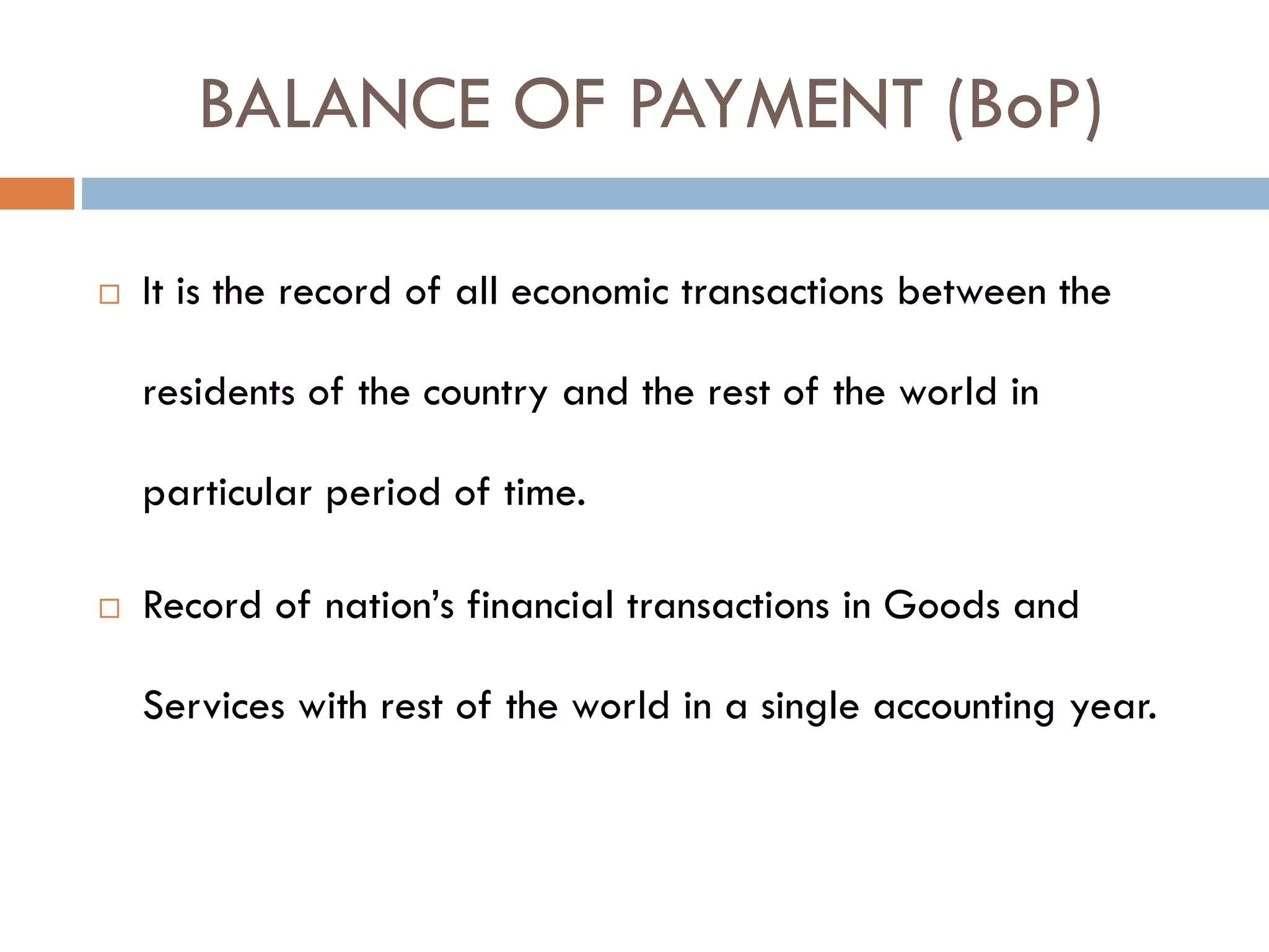 Balance of Trade and Balance Payment by shahnawaz | PDF