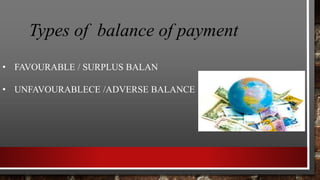 Balance of trade & balance of payment | PPTX