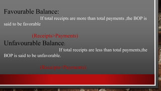Balance of trade & balance of payment | PPTX