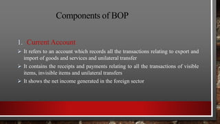 Balance of trade & balance of payment | PPTX