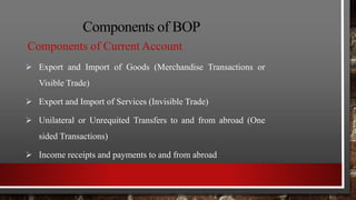 Balance of trade & balance of payment | PPTX