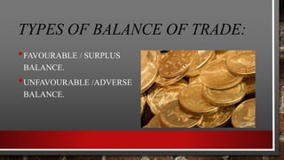 Balance of trade & balance of payment | PPTX