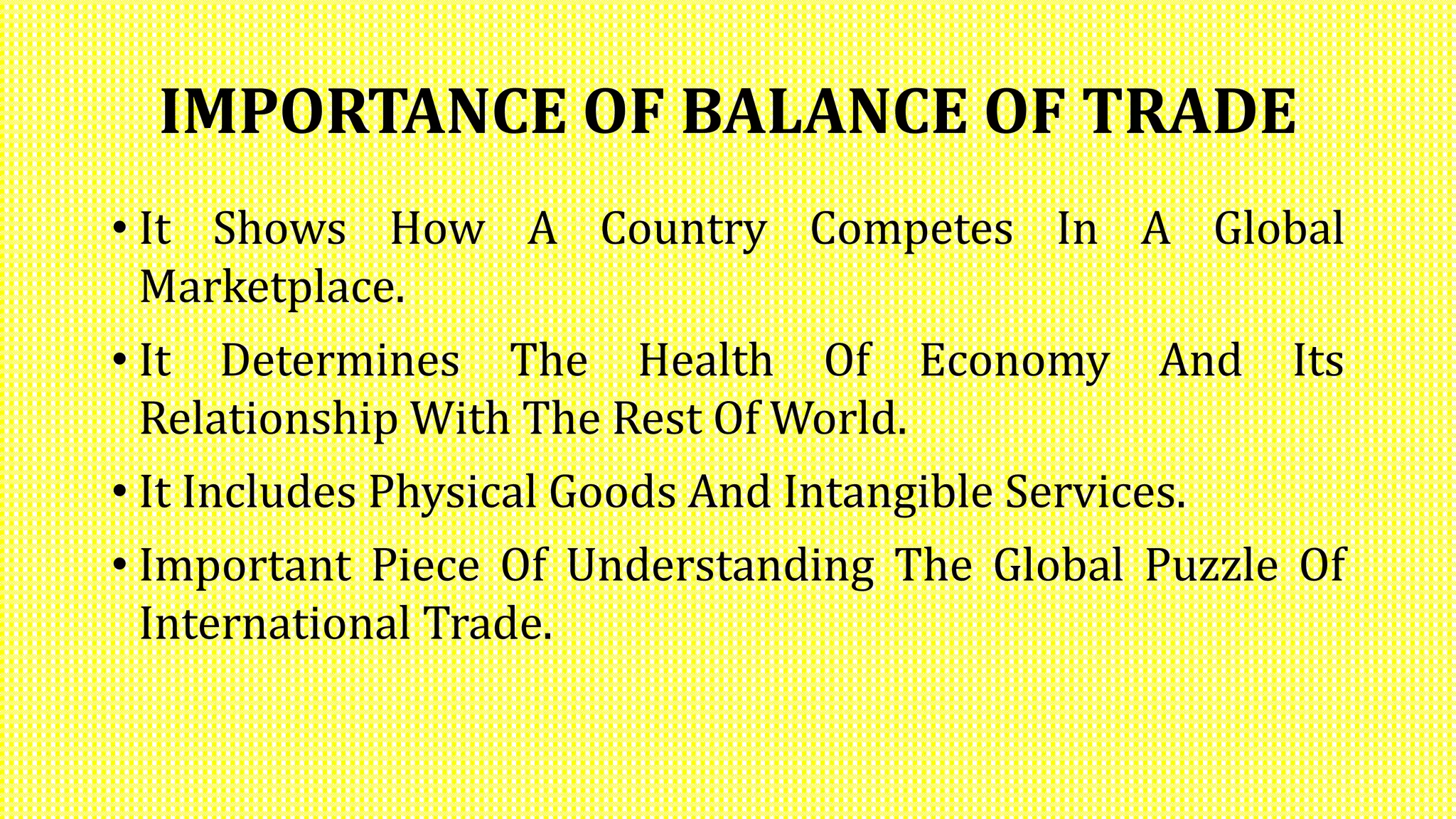 Balance of Trade in Bangladesh | PDF