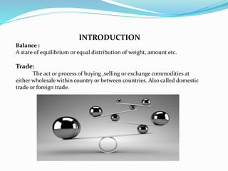Balance of trade presentation | PPTX