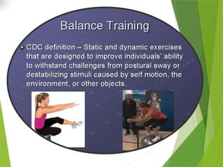 BALANCE PPT- Definition, Types, causes of impaired balance | PPTX