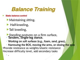 BALANCE PPT- Definition, Types, causes of impaired balance | PPTX