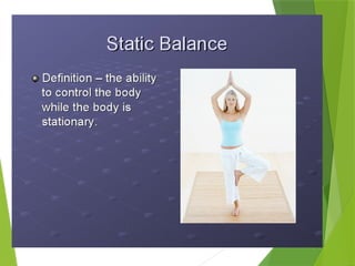 BALANCE PPT- Definition, Types, causes of impaired balance | PPTX