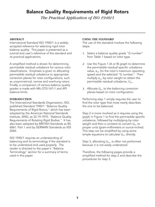 Balance quality requirements_of_rigid_rotors | PDF
