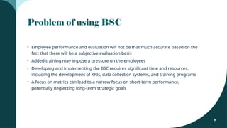 BALANCE SCORECARD presentaion for buisness students | PPT