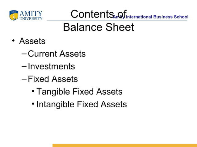 Balance sheet | PPT