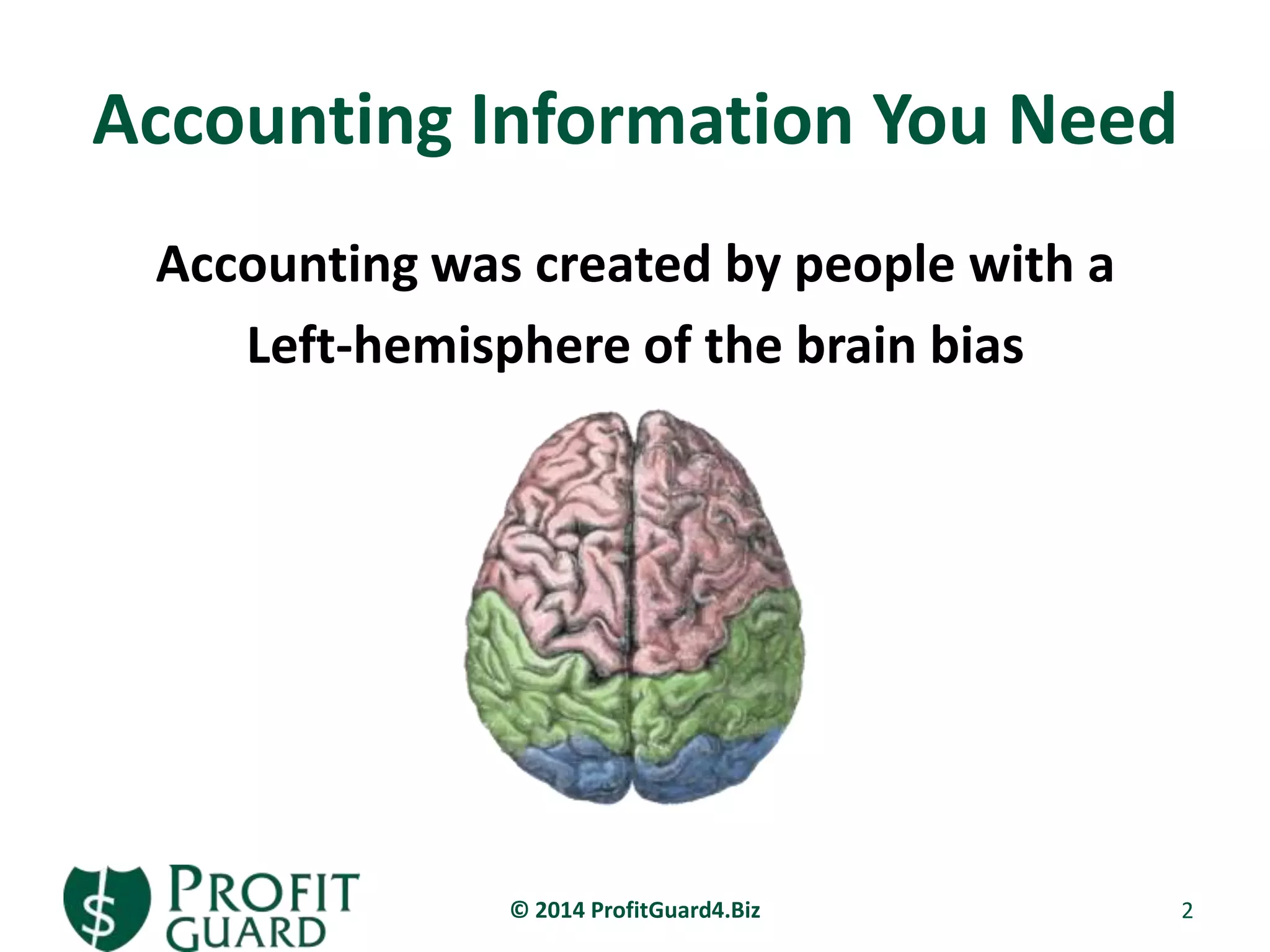 Balance sheet - Accounting for Right Brain Business Owners | PPTX