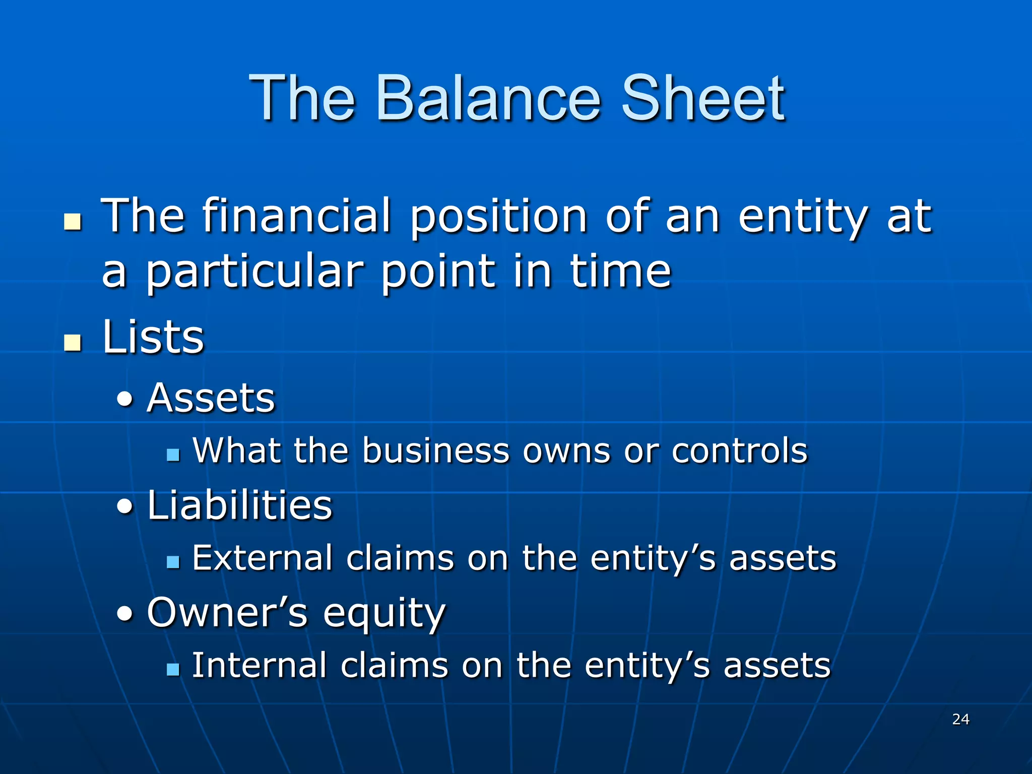 Balance sheet | PPT