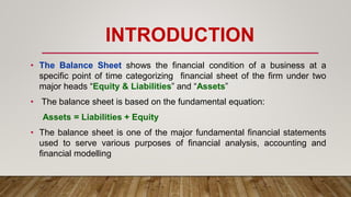 Balance sheet | PPTX