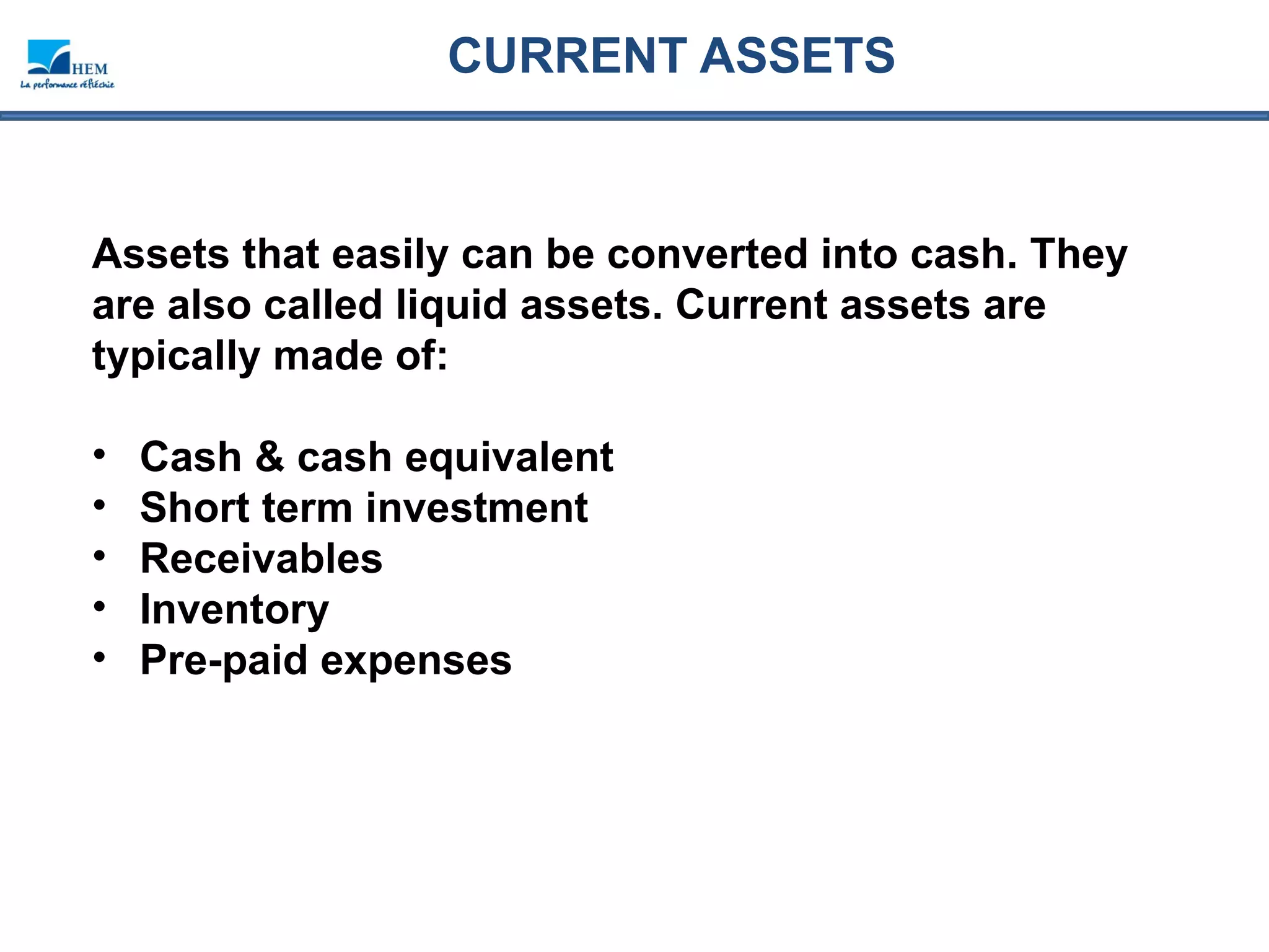 Balance sheet analysis | PPT