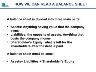 Balance sheet analysis | PPT